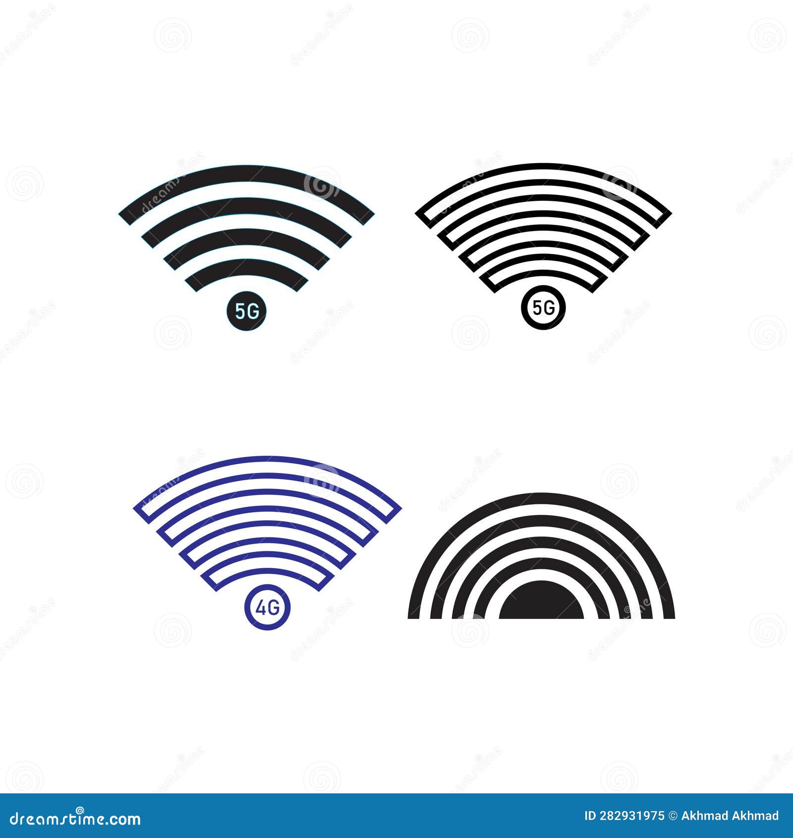 Wi-fi icon stock vector. Illustration of wifi, vector - 282931975