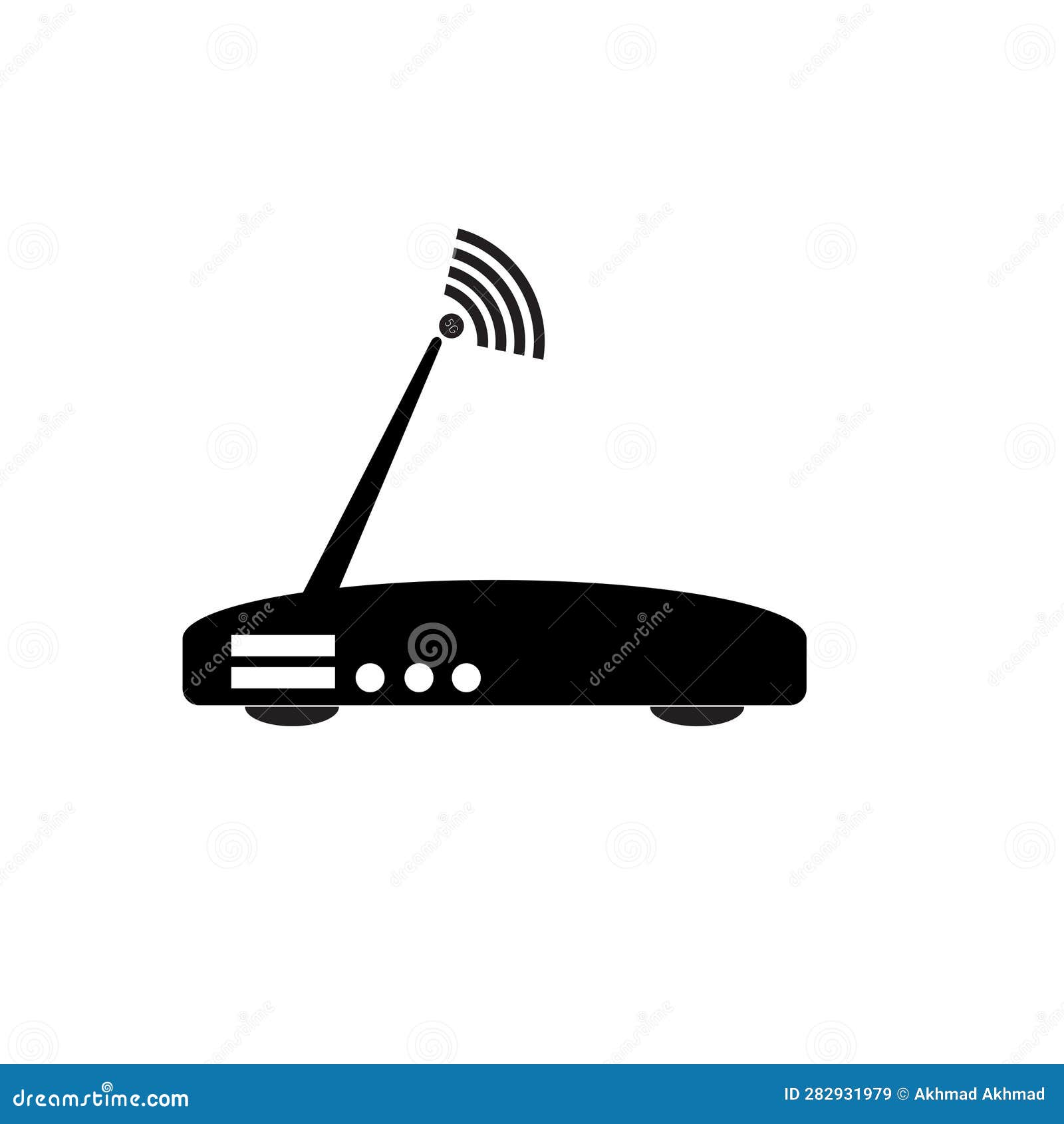 Wi-fi router icon stock vector. Illustration of mobile - 282931979