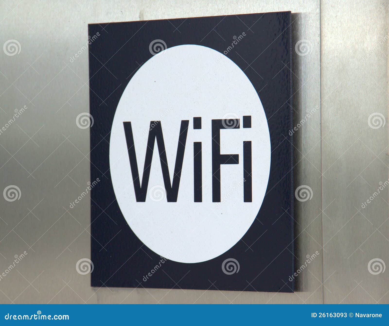 Wi-Fi sign stock image. Image of building, technological - 26163093