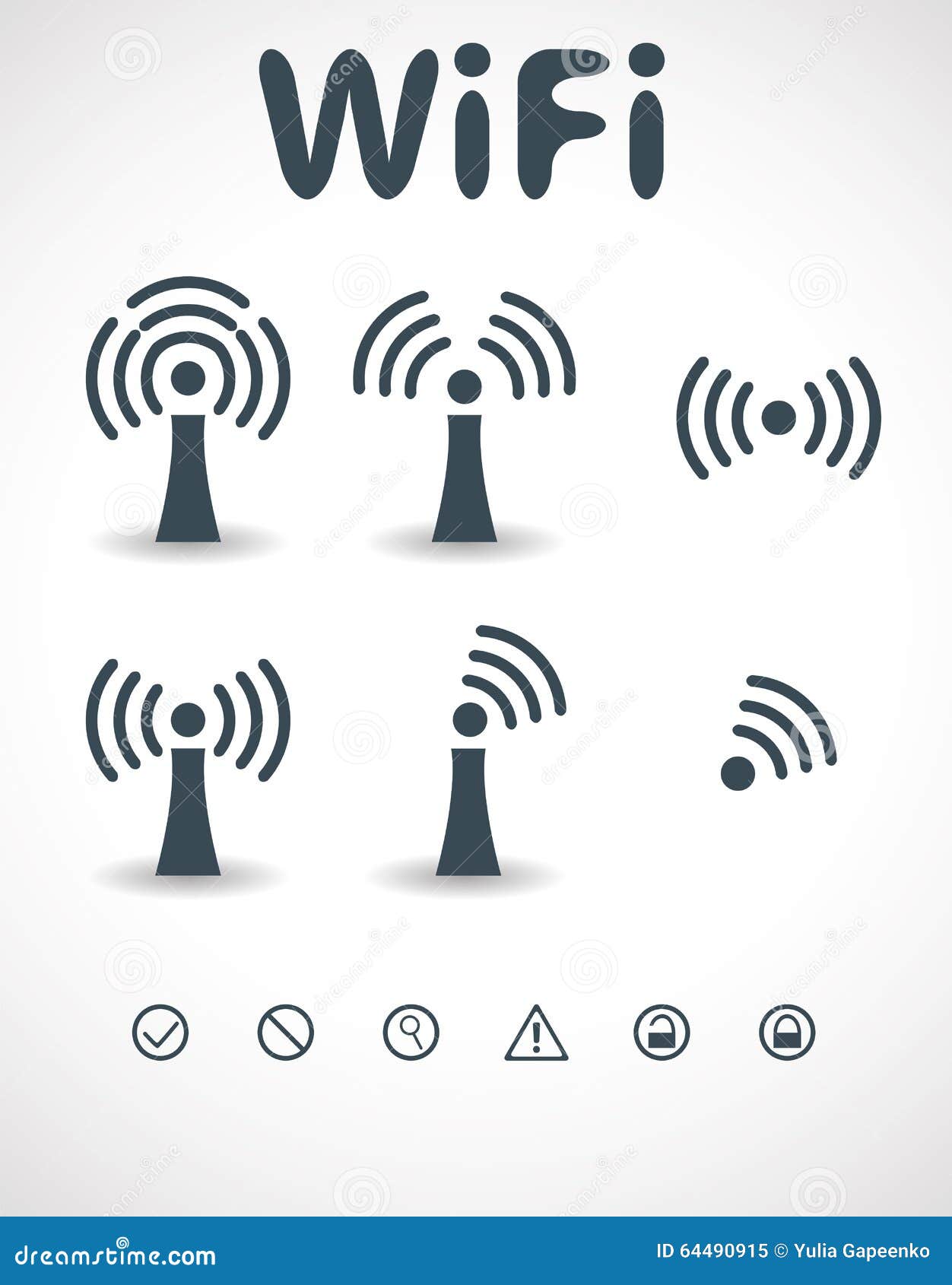 Wi-Fi Transmission of Data. Vector Illustration Stock Vector ...