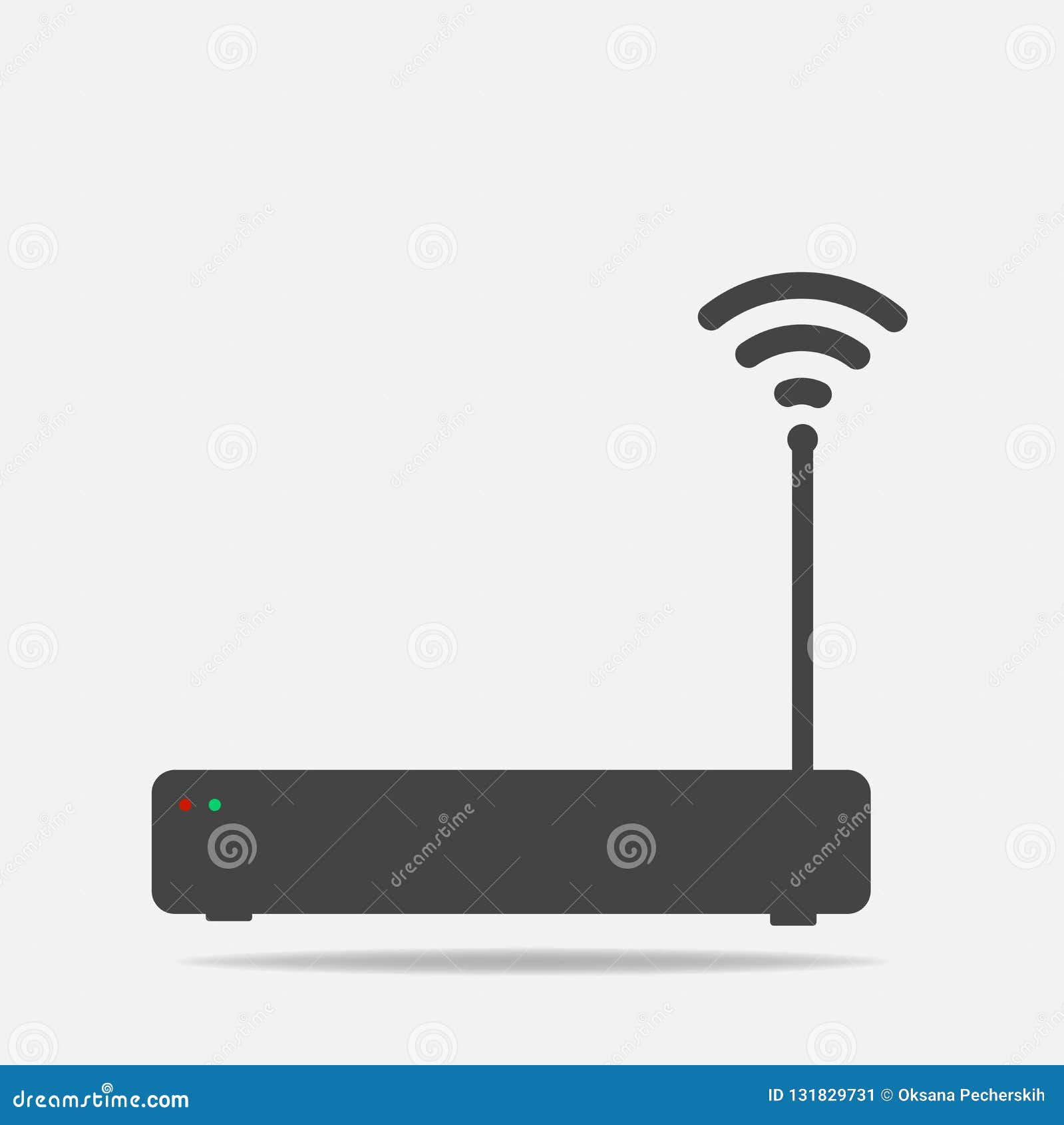 Wi-Fi Transmitter Vector Icon on Transparent Background. Wi-Fi Logo ...