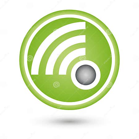 Wi-fi Waves and Point, Internet and Communication Logo Stock Vector ...