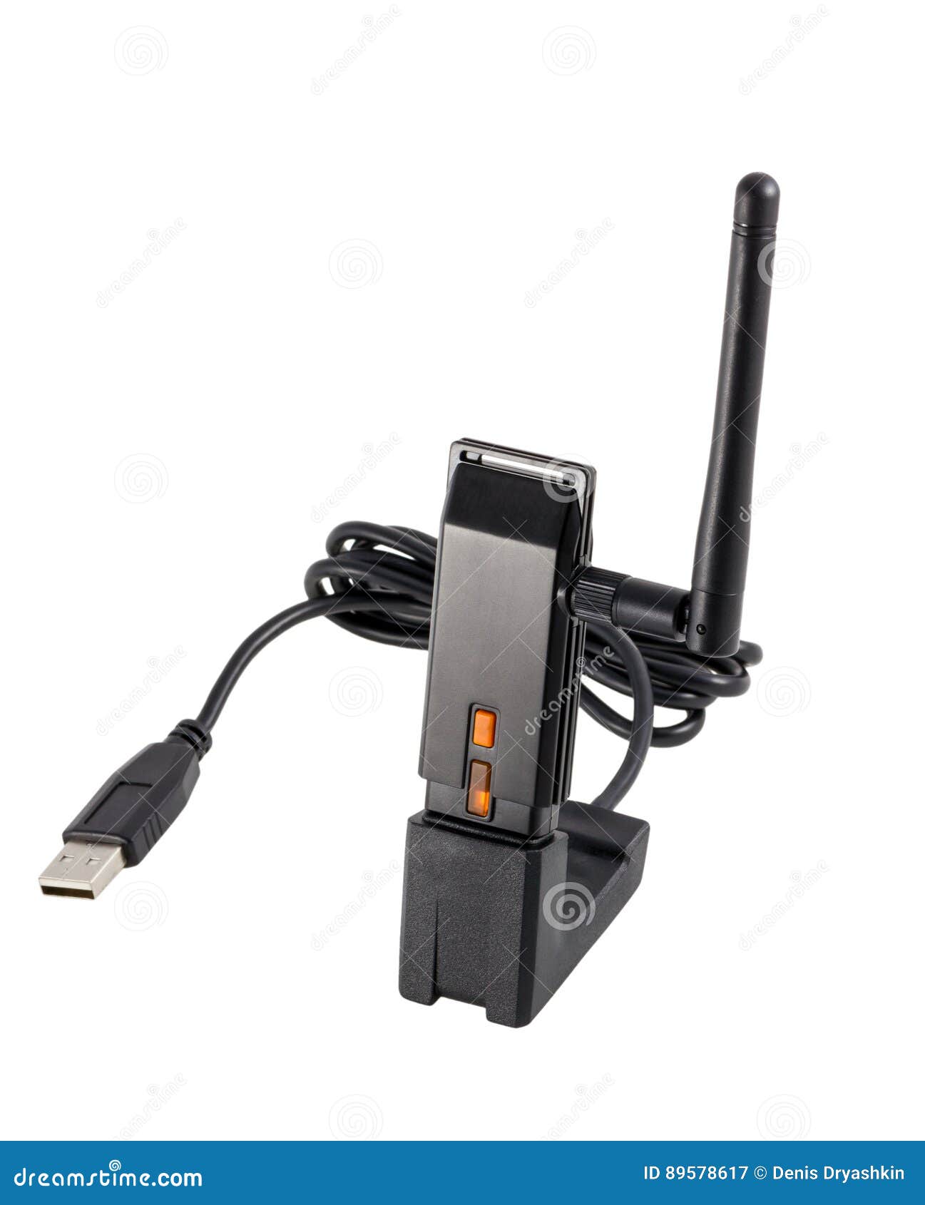 Wi-Fi Wireless USB Adapter stock image. Image of device - 89578617