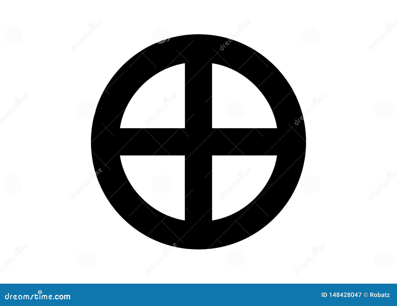 A Sun Cross, Solar Cross, or Wheel Cross is a Solar Symbol Consisting ...