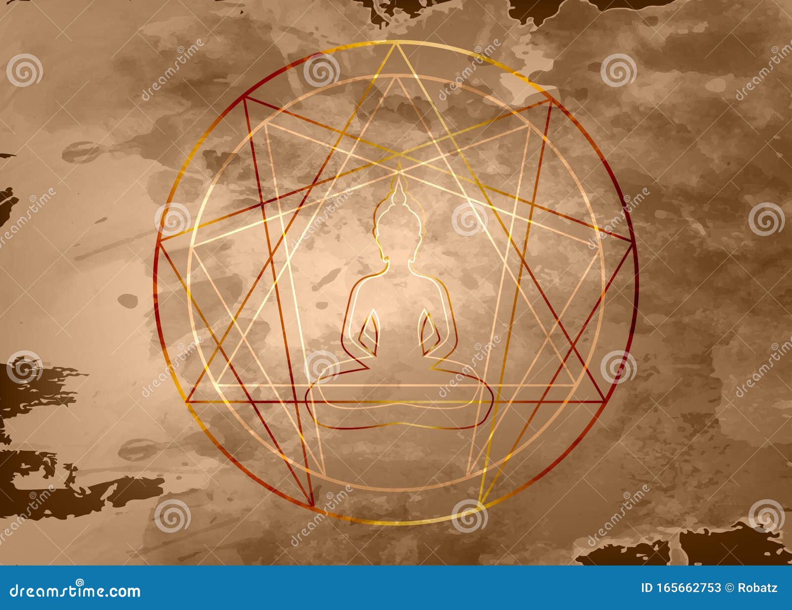 Ancient Enneagram Symbol Stock Illustrations – 2 Ancient Enneagram ...