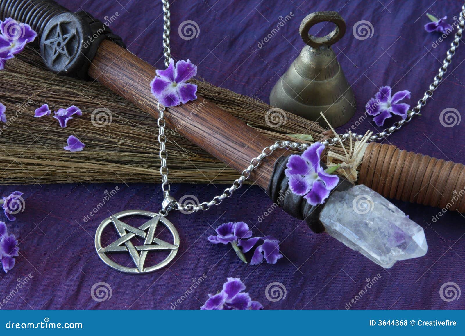 Wiccan Objects stock photo. Image of medieval, purple - 3644368