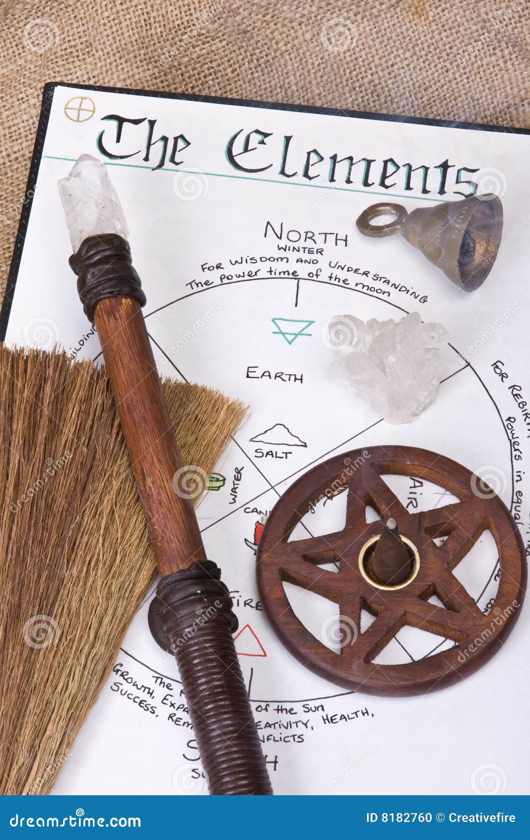 Wiccan Ritual Tools stock photo. Image of natural, wand - 8182760