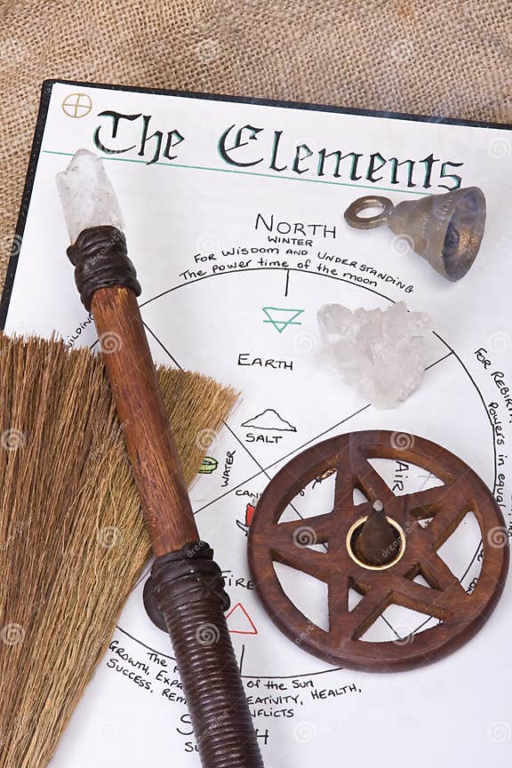 Wiccan Ritual Tools stock photo. Image of natural, wand - 8182760