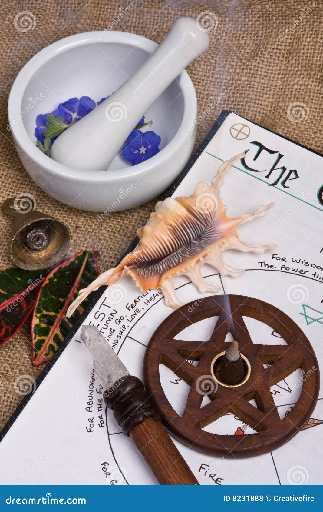 Wiccan Ritual Tools stock photo. Image of spiritiual, religious - 8231888
