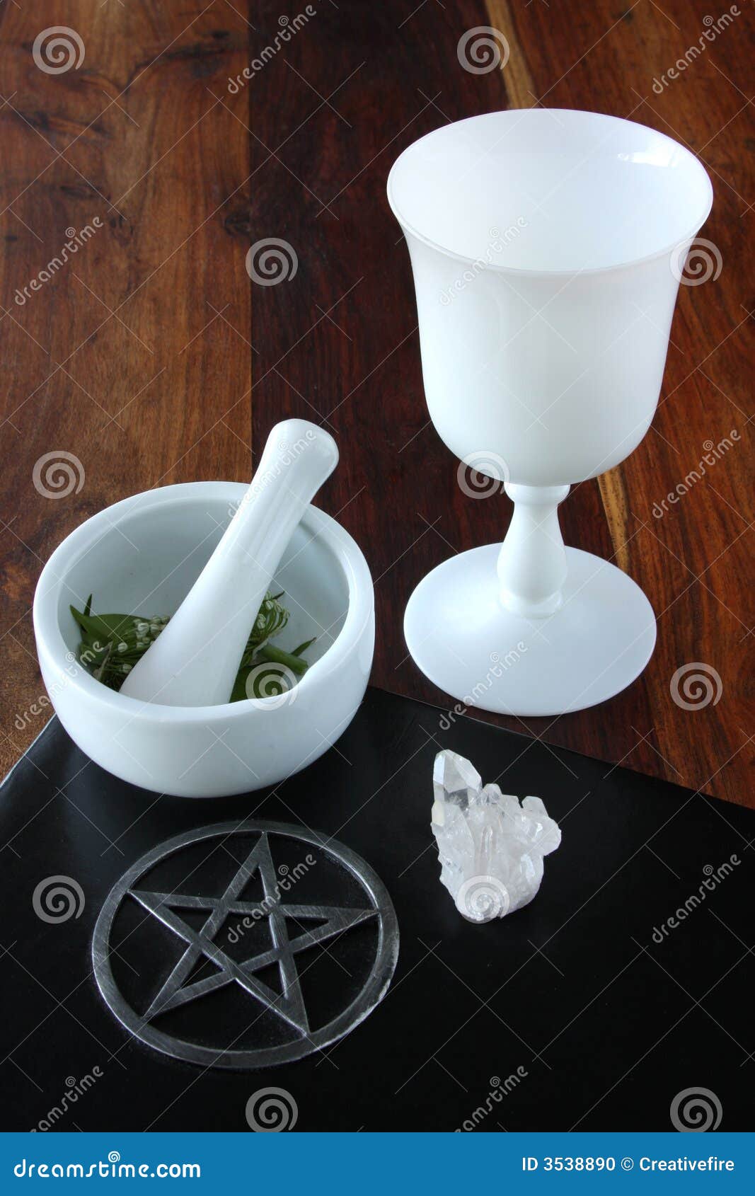 Wiccan Tools stock photo. Image of medicine, wiccan, mortar - 3538890
