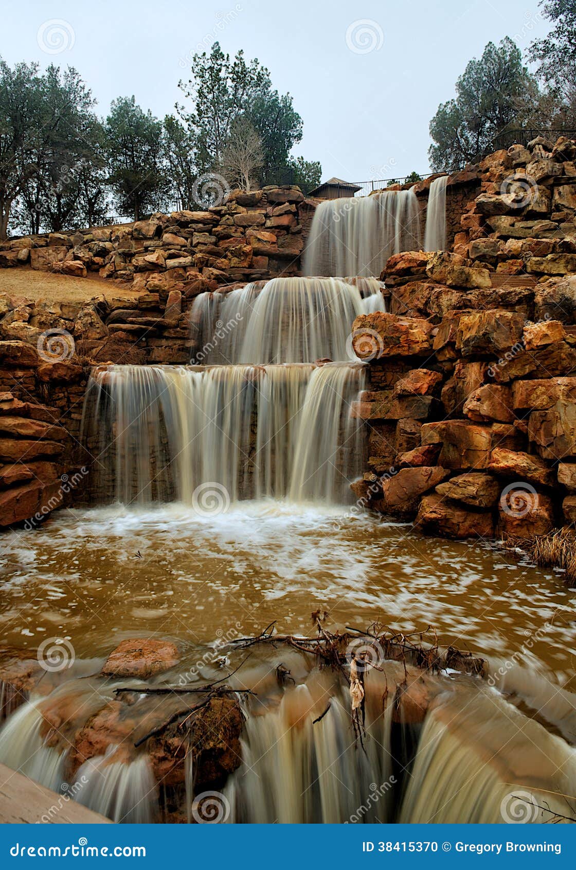 Wichita Falls stock photo. Image of water, wichita, waterfall - 38415370