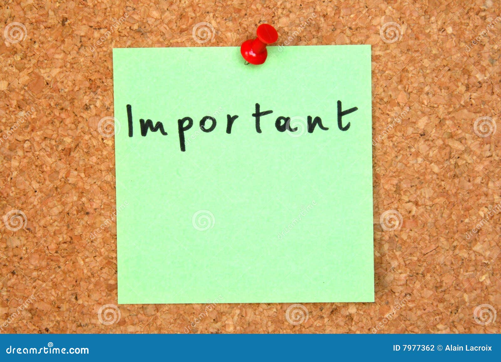 Wichtige Anmerkung stockfoto. Bild von wesentlich, gestaltet - 7977362