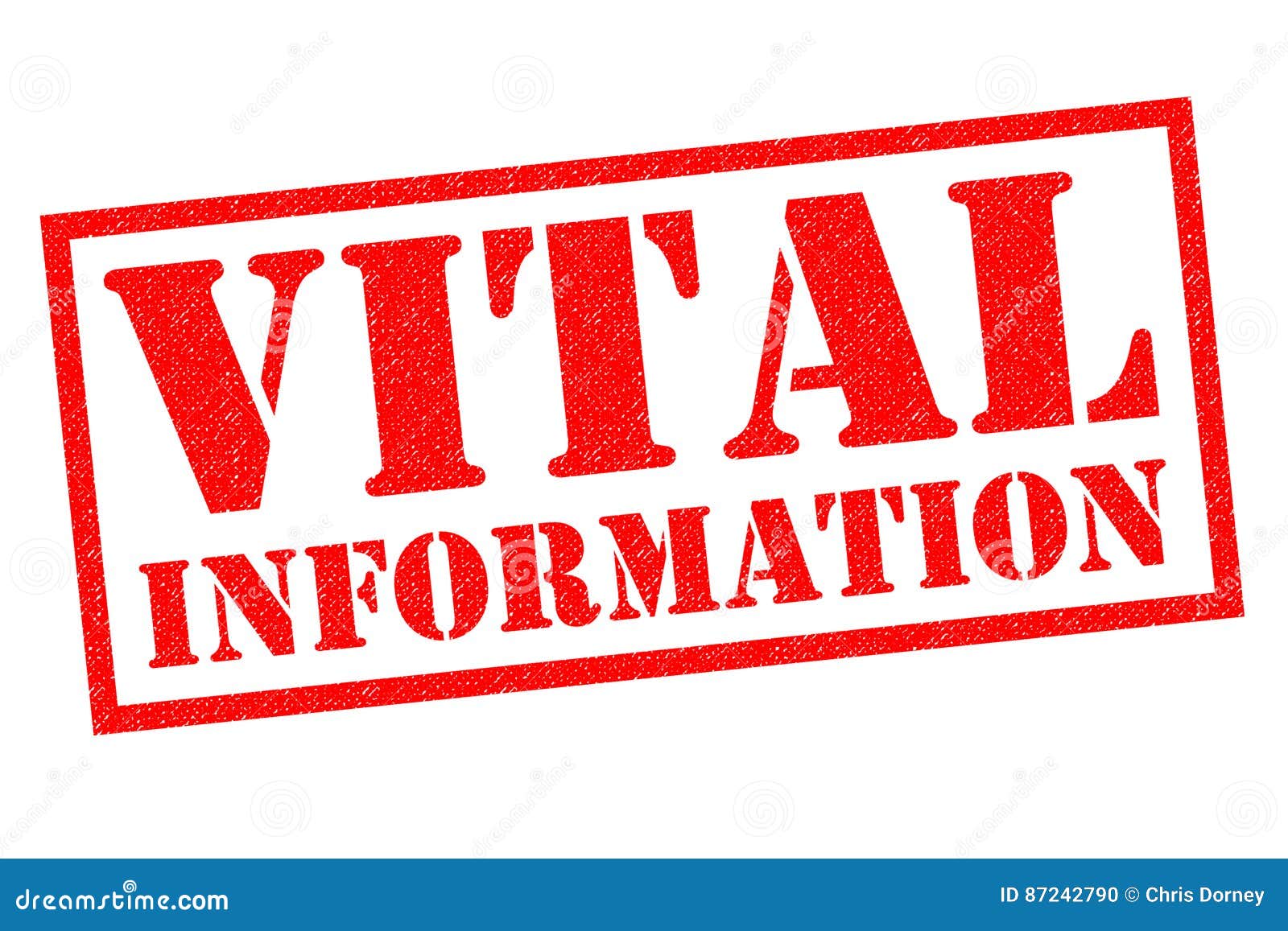 WICHTIGE INFORMATIONEN stock abbildung. Illustration von entscheidend ...