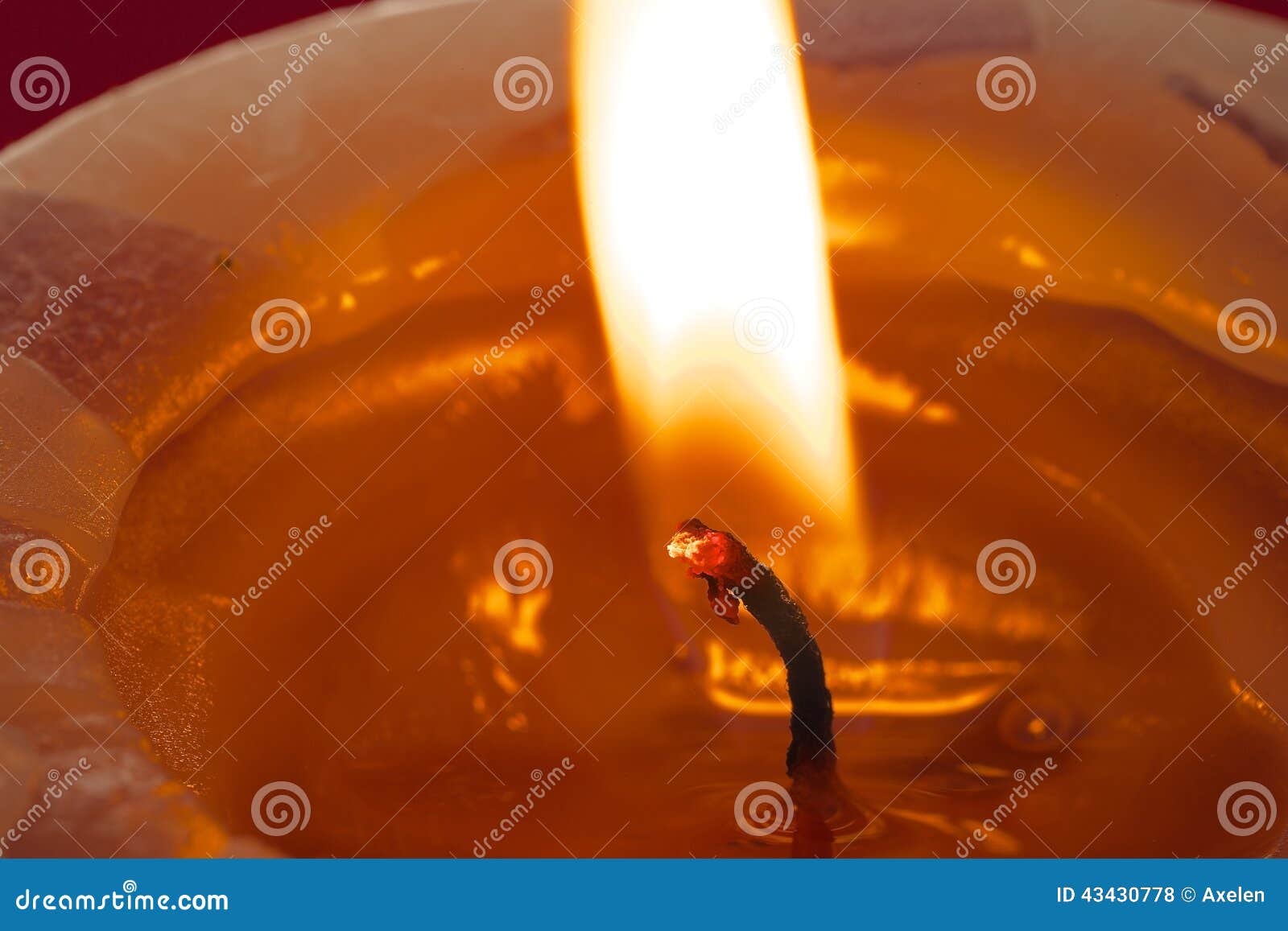 Wick candle flame stock photo. Image of single, yellow - 43430778