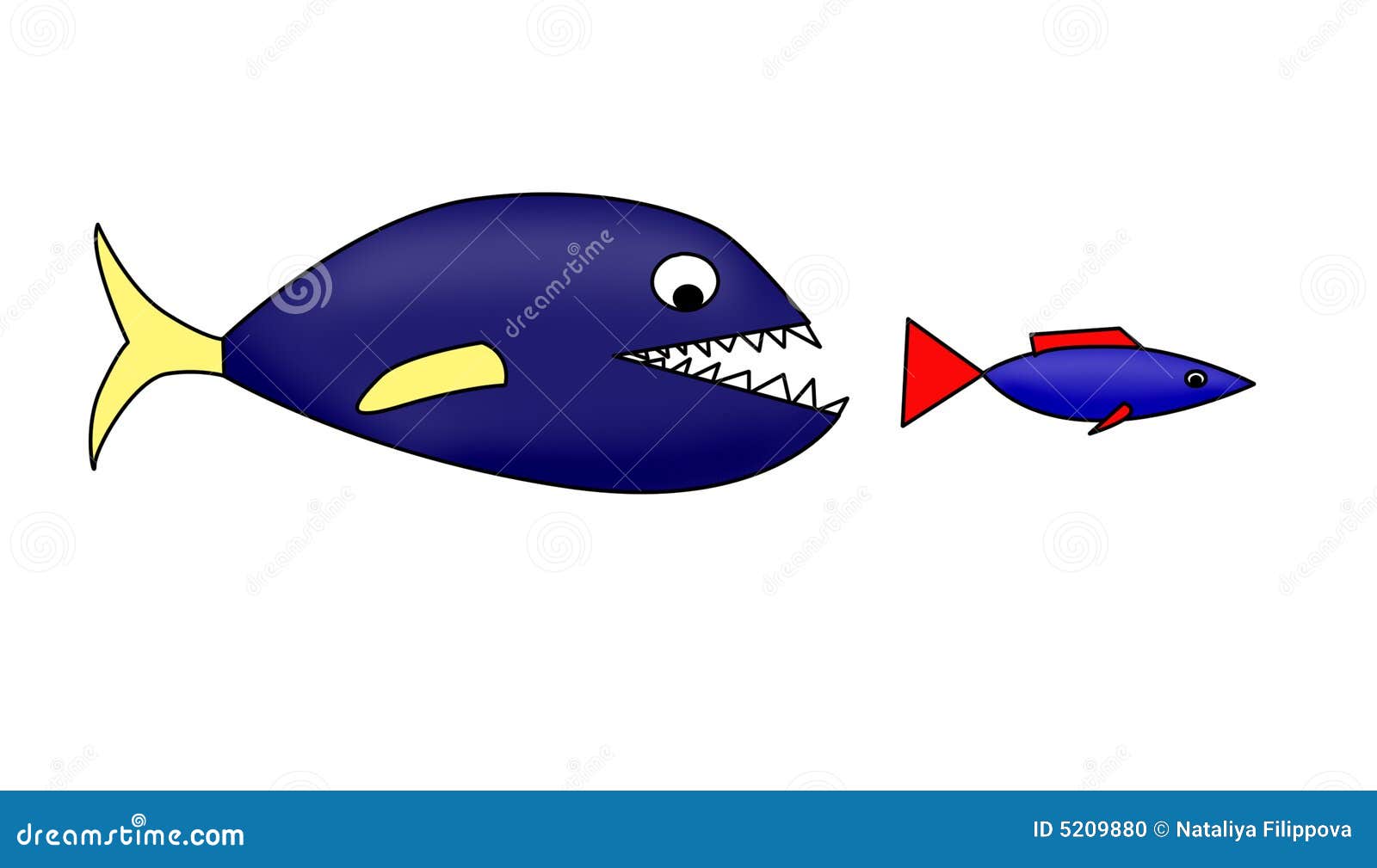Wicked fish stock illustration. Illustration of clipart - 5209880