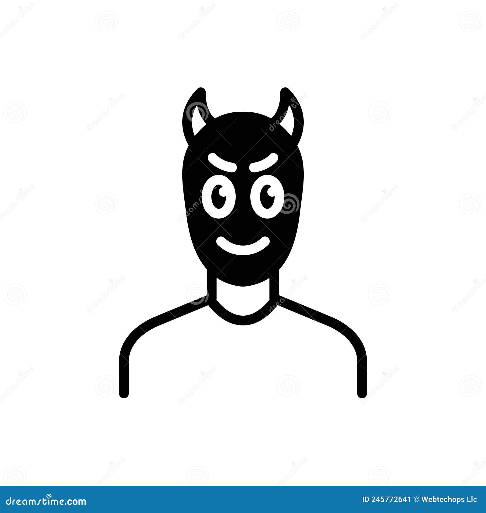 Black Solid Icon for Wicked, Vicious and Cyprian Stock Vector ...