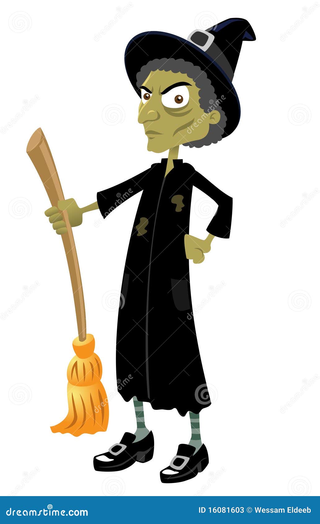 Wicked Witch Face Royalty-Free Stock Photography | CartoonDealer.com ...