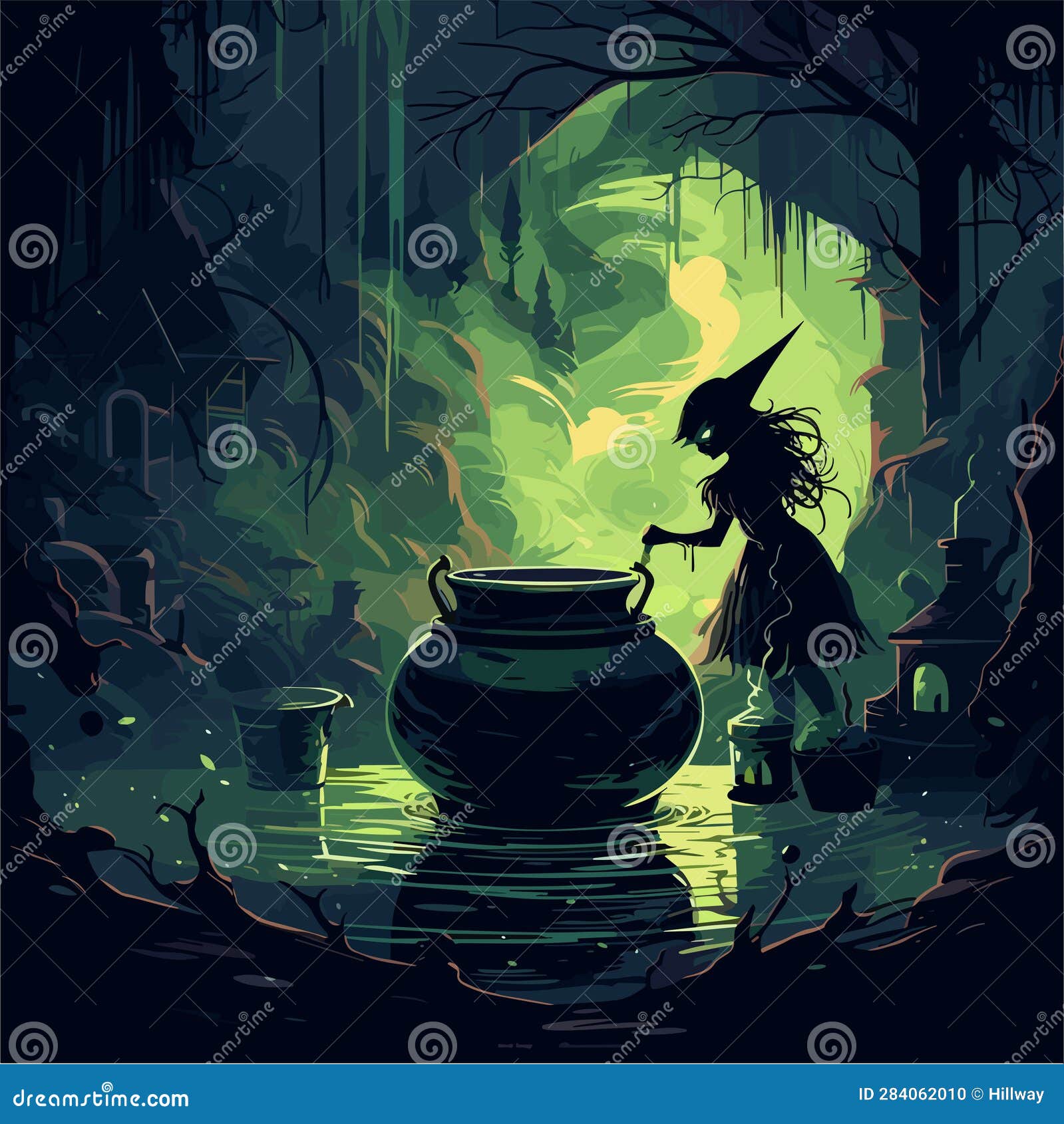 Wicked Witchs Lair A Wicked Witchs Lair Hidden Stock Photography ...