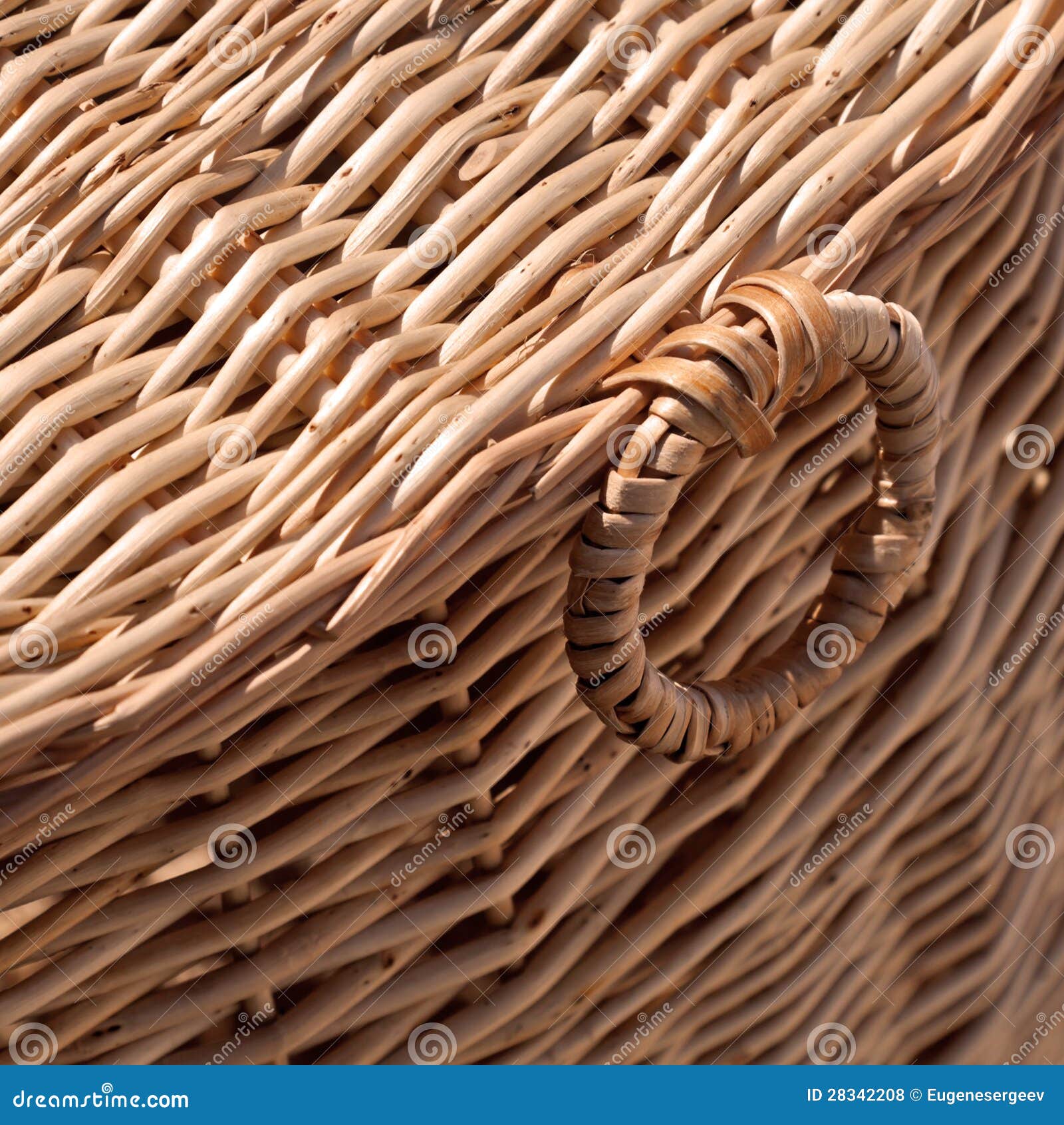 Wicker Basket Close-up Fragment Stock Photo - Image of pattern, closeup ...