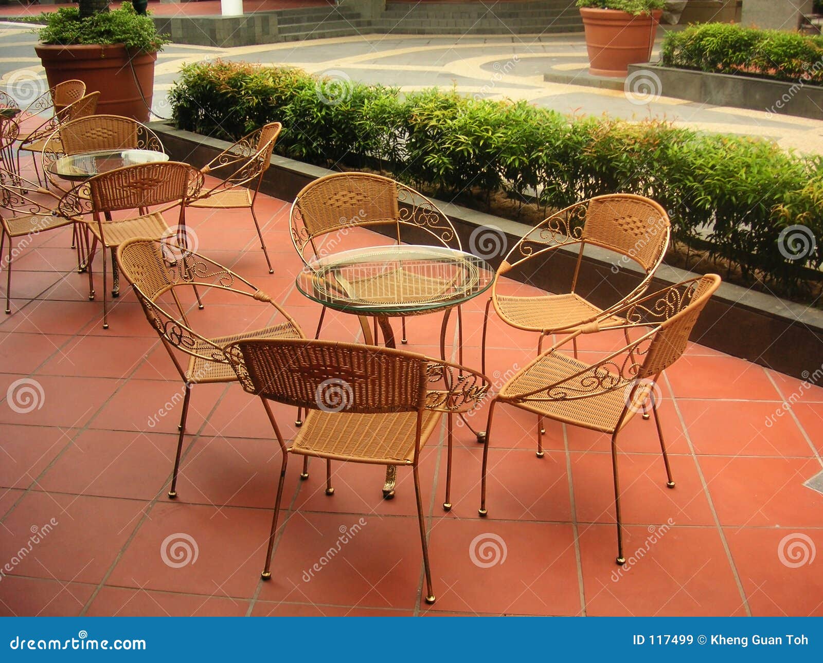 Wicker cafe stock image. Image of glass, vintage, retro - 117499