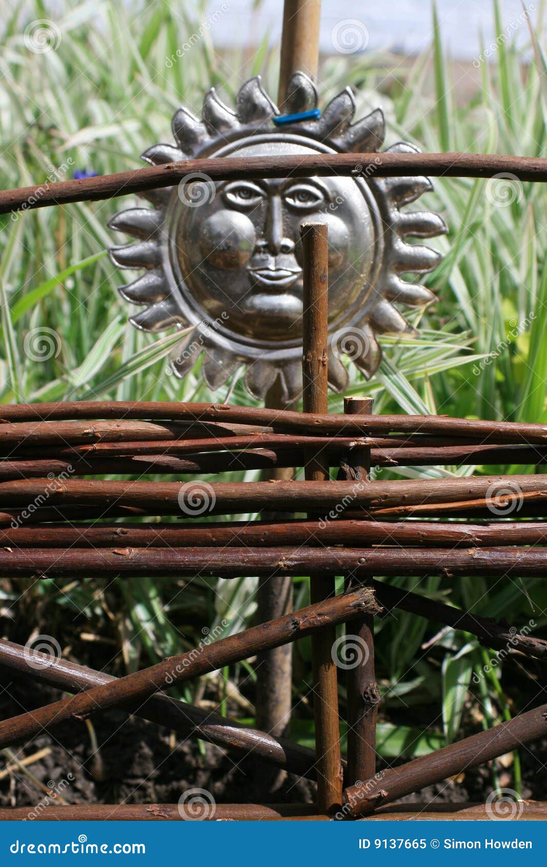 Wicker Fence Panel stock image. Image of england, panel - 9137665