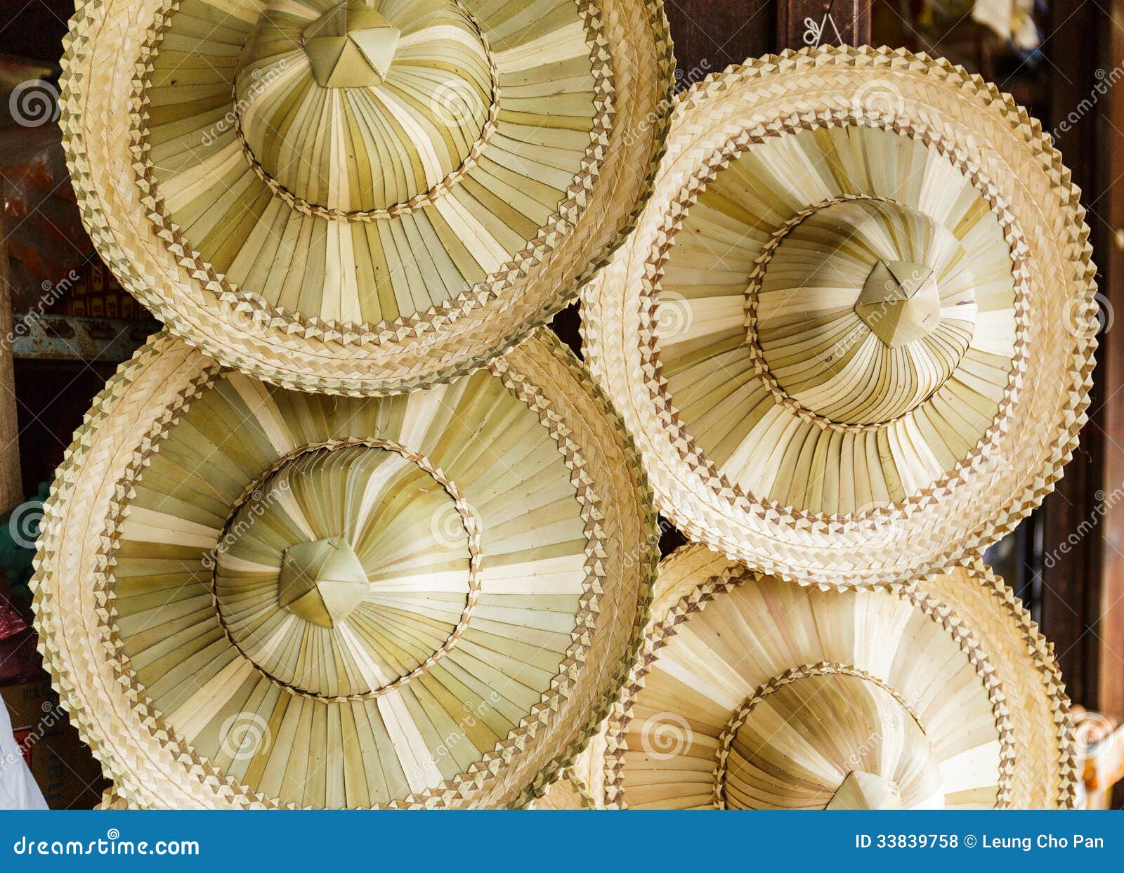 Wicker hat stock photo. Image of basket, woven, wooden - 33839758