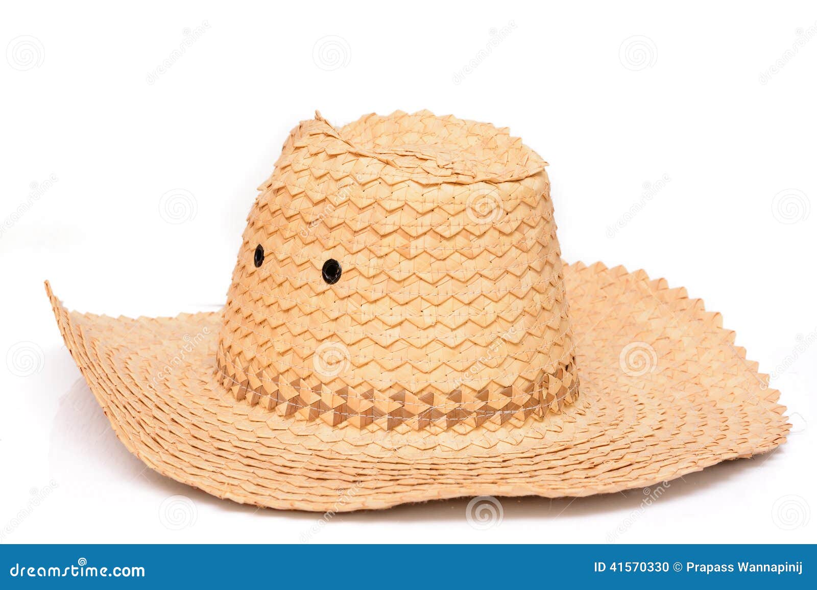 Wicker hat isolated stock photo. Image of wear, handmade - 41570330