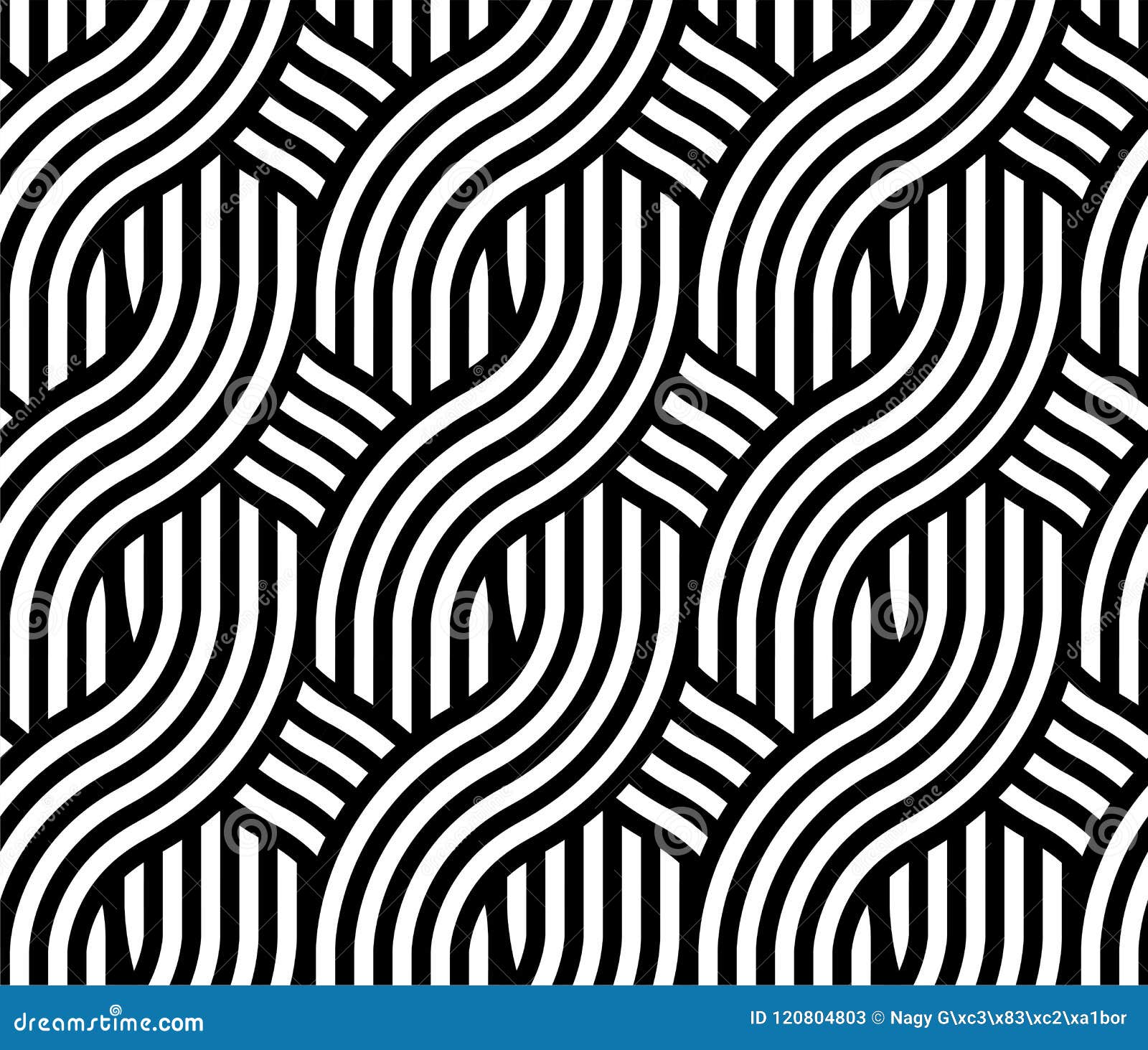Vector Geomtric Seamless Pattern In Grey And Gold | CartoonDealer.com ...