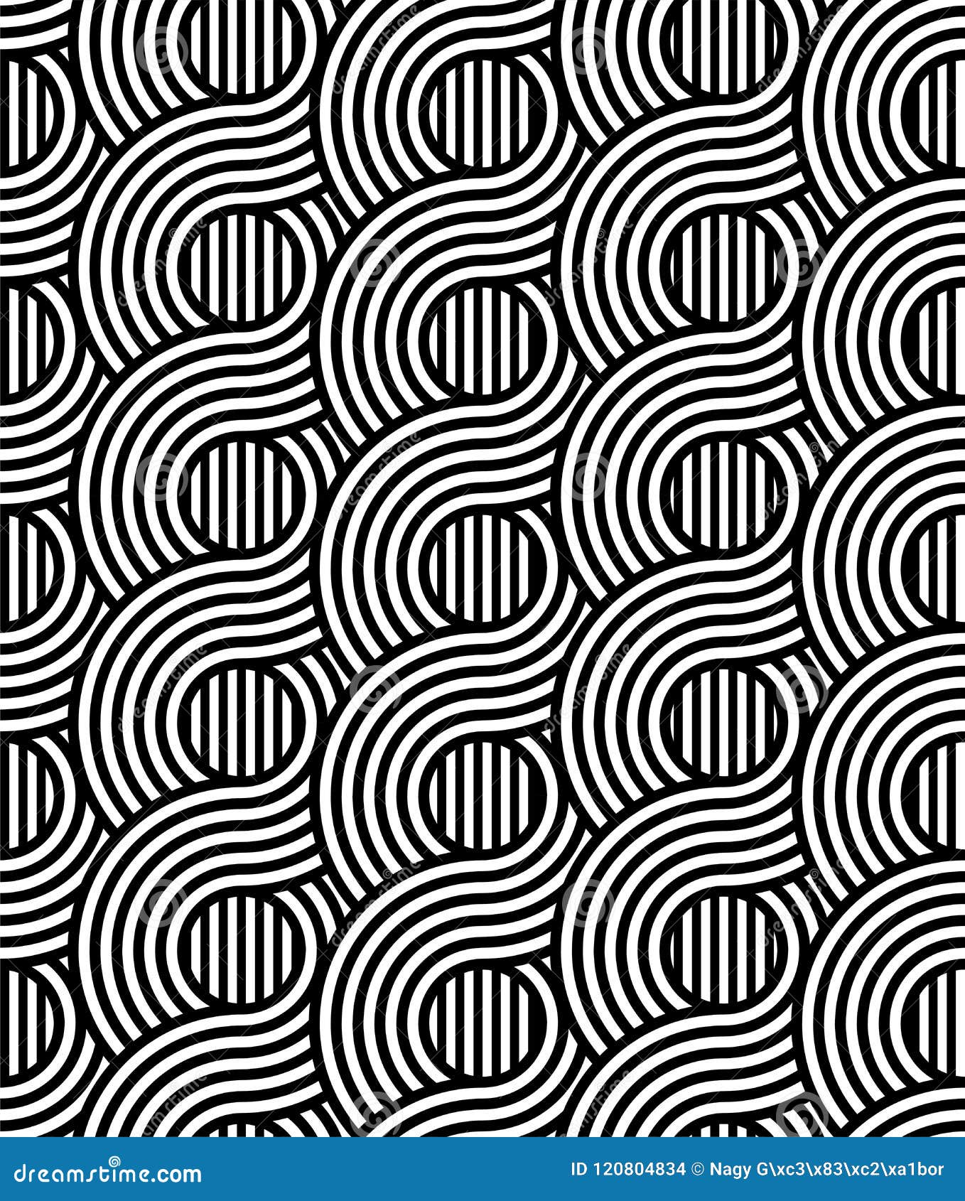 Vector Geomtric Seamless Pattern In Grey And Gold | CartoonDealer.com ...