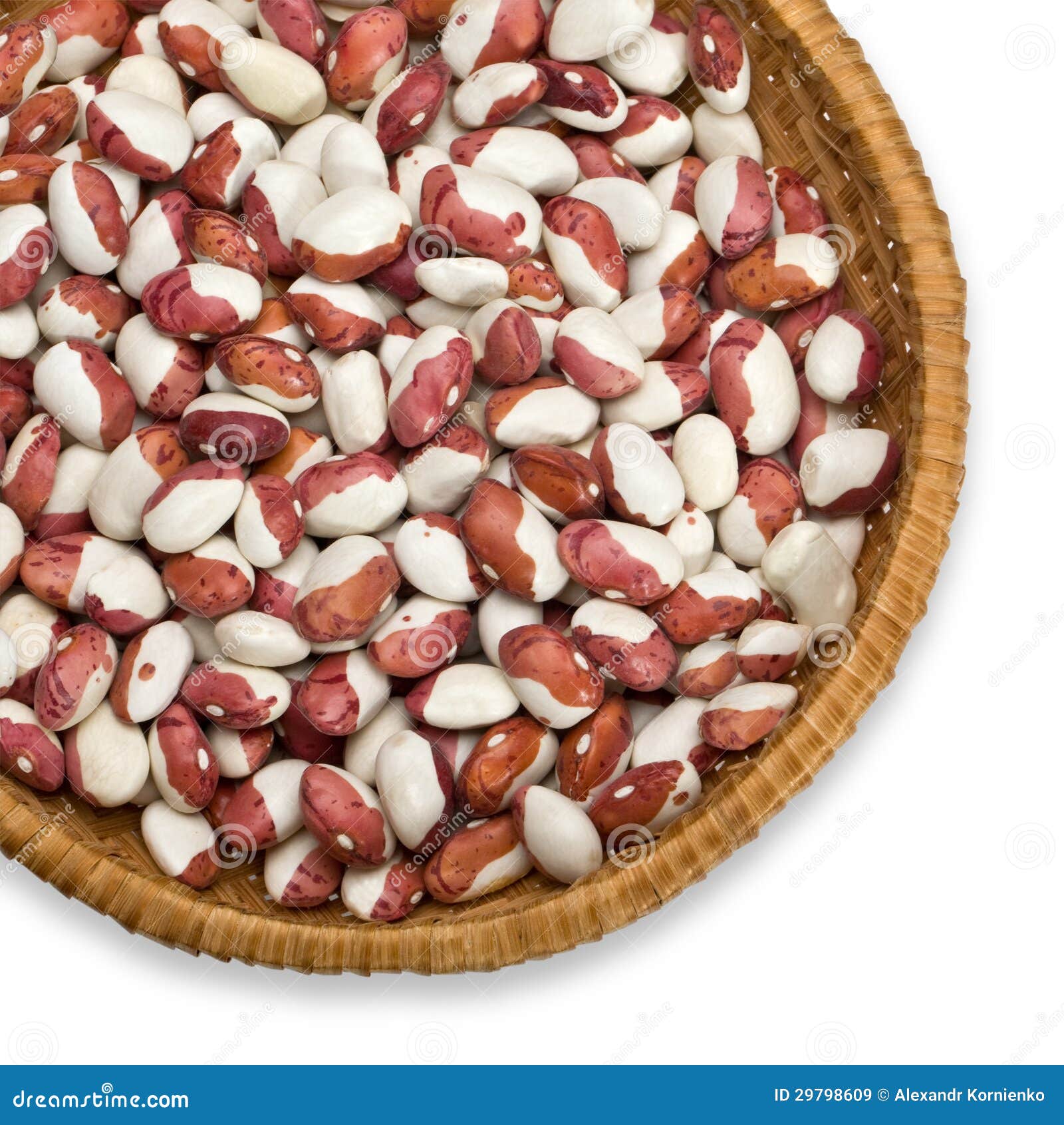 Plate with grains beans stock image. Image of closeup - 29798609