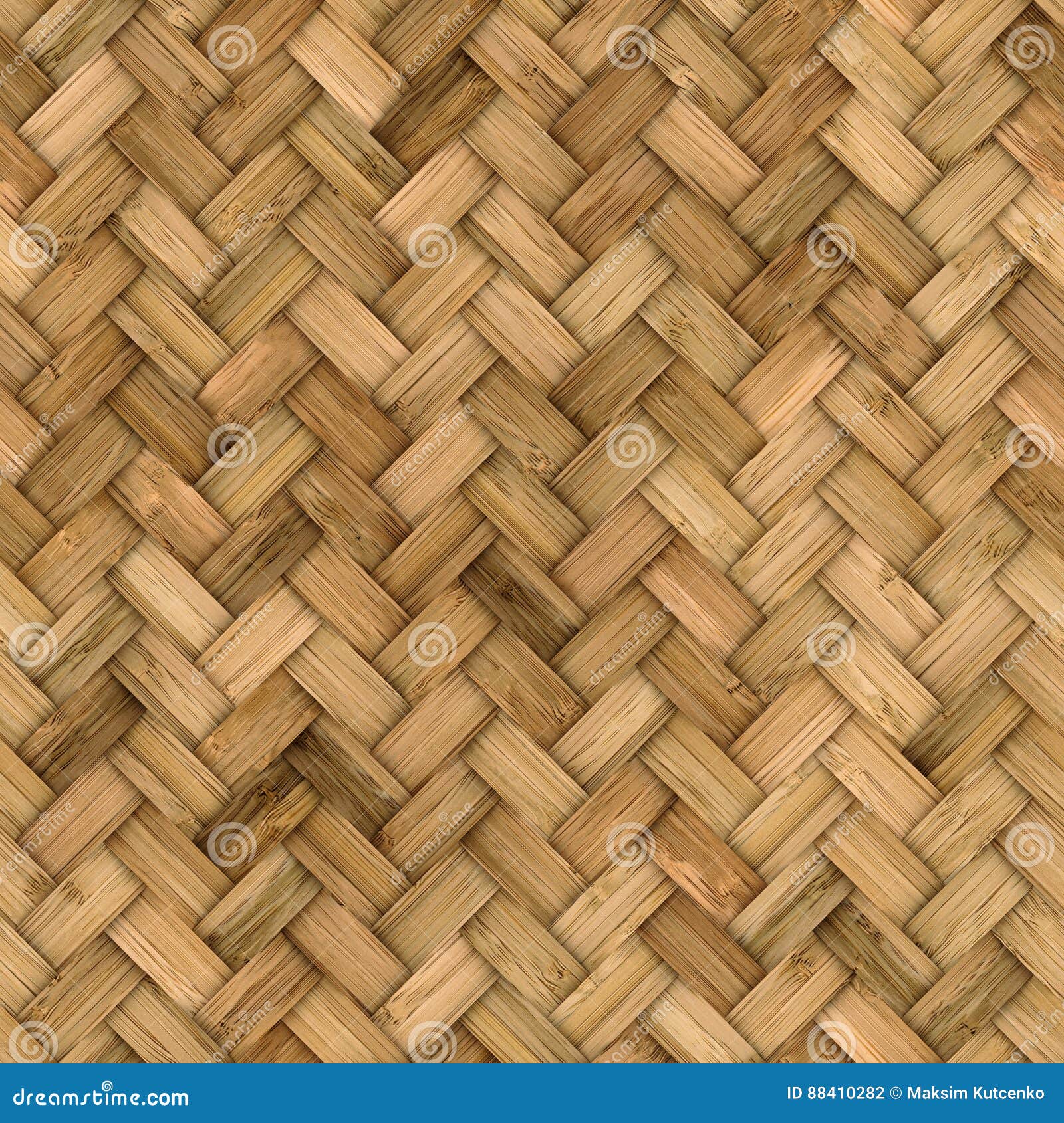 Wicker / Rattan Seamless Texture With Two Light Sources Stock Image ...