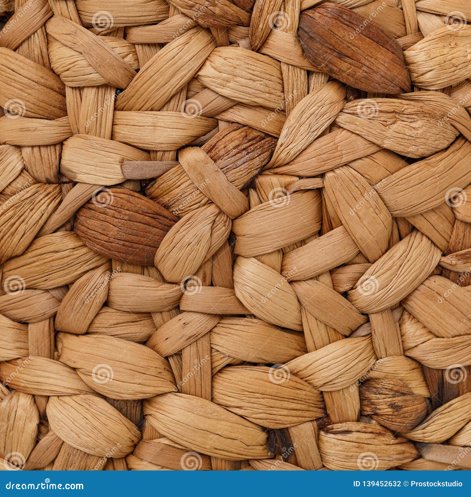 Wicker or Rattan Texture. Handmade Basket Background Stock Photo ...