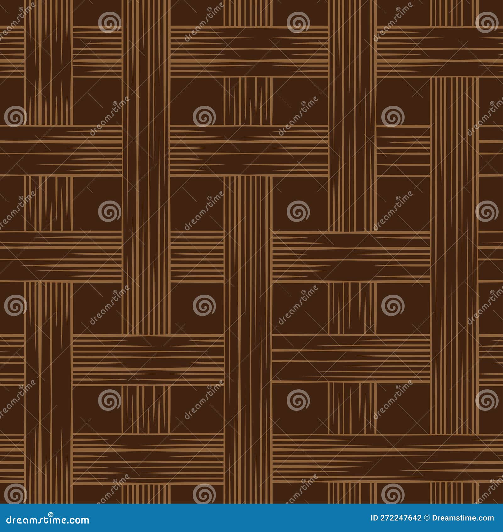 Wicker Repeat Texture Seamles Pattern Basket Straw Stock Illustration ...