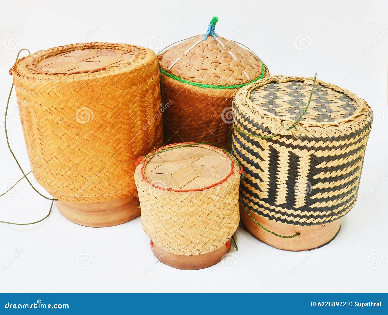 Wicker on Rice (Kratip Rice) Stock Photo - Image of isolate, rice: 62288972