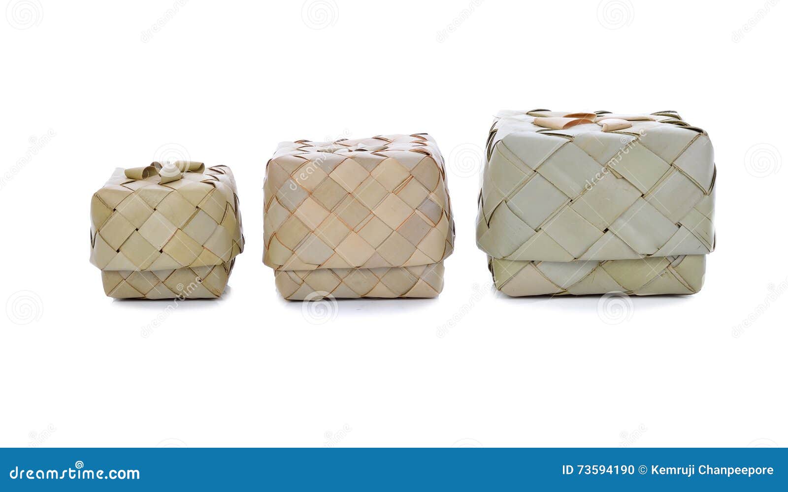 Wicker Rice or Sticky Rice Basket Container that is Th Stock Photo ...