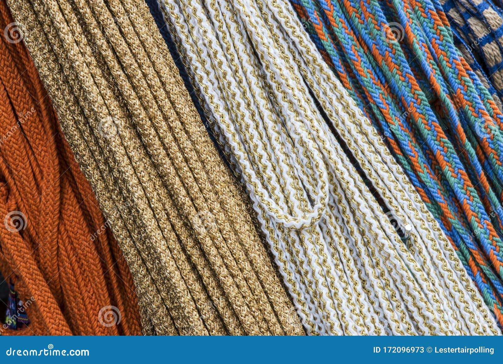 Wicker Ropes for Technicians Shot Closeup Stock Image - Image of plait ...