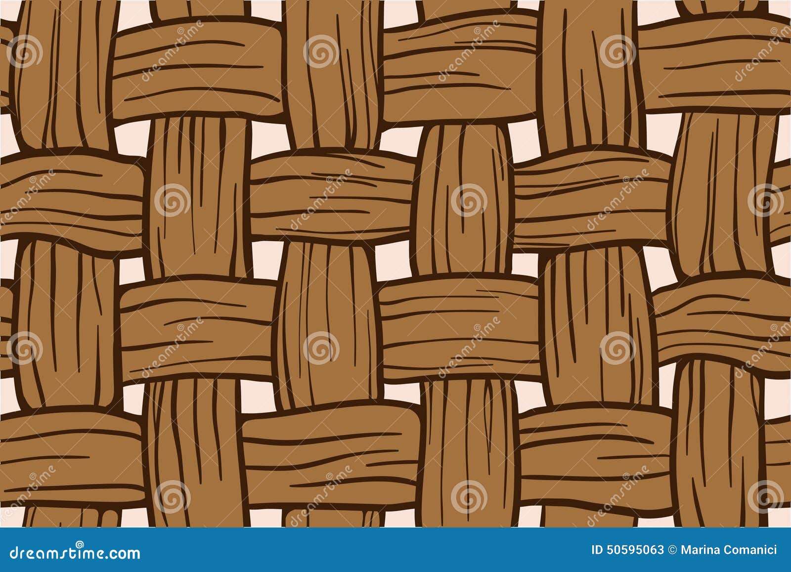 Wicker stock vector. Illustration of straw, homemade - 50595063