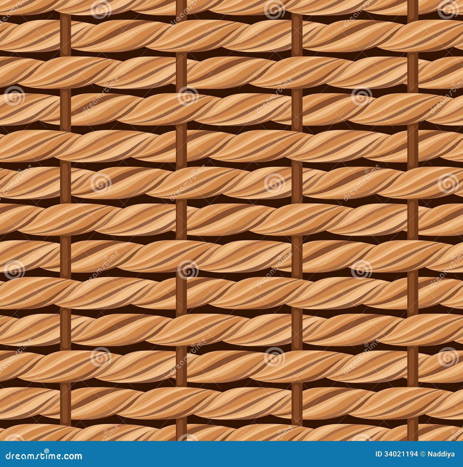 Wicker texture. stock vector. Illustration of ecological - 34021194