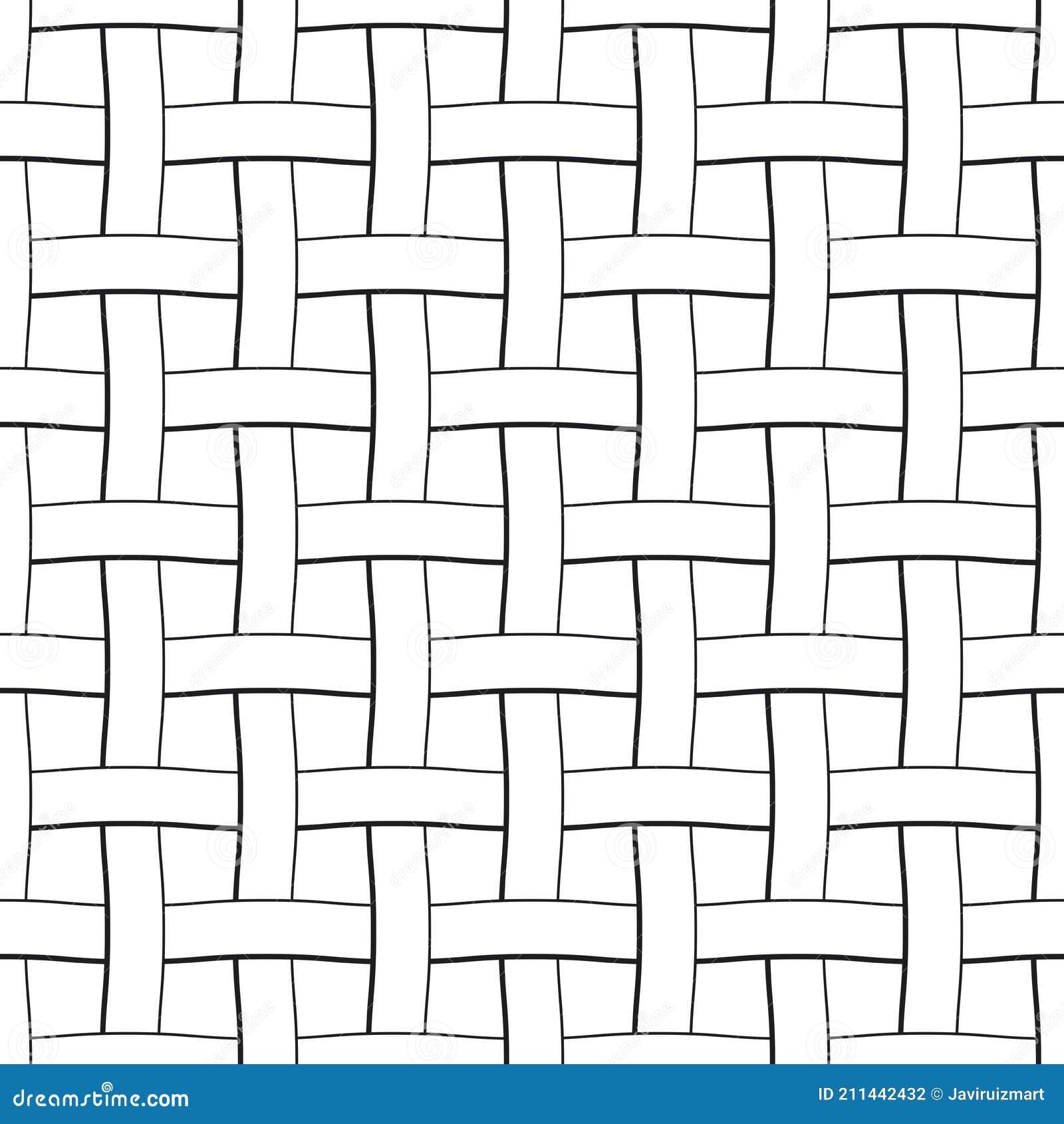 Wicker Texture Seamless Pattern Stock Vector - Illustration of vector ...