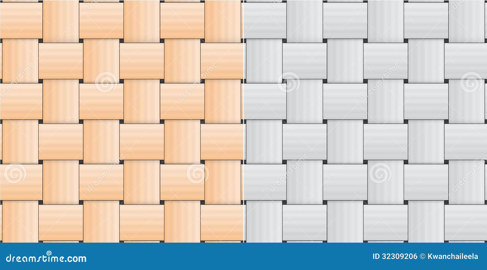 Wicker texture stock vector. Illustration of bark, seamless - 32309206