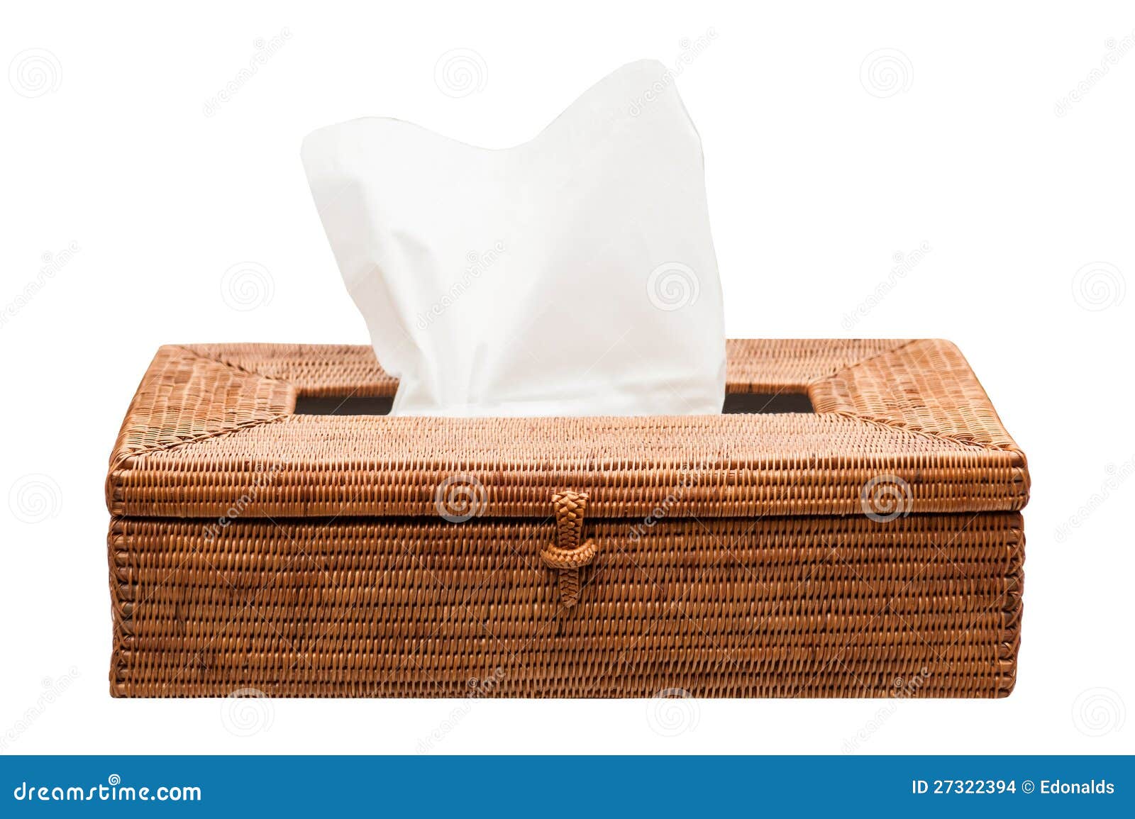 Wicker Tissue Box stock photo. Image of isolated, asian - 27322394