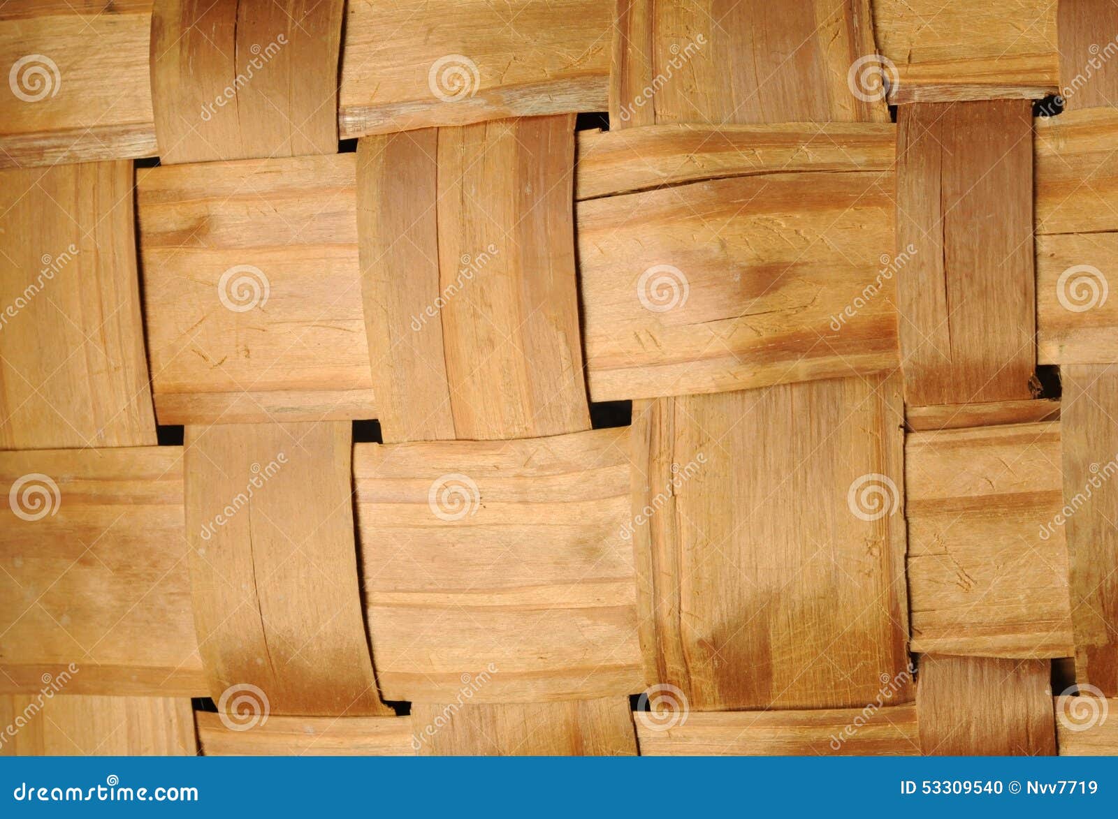 Wicker wooden basket stock photo. Image of plank, closeup - 53309540