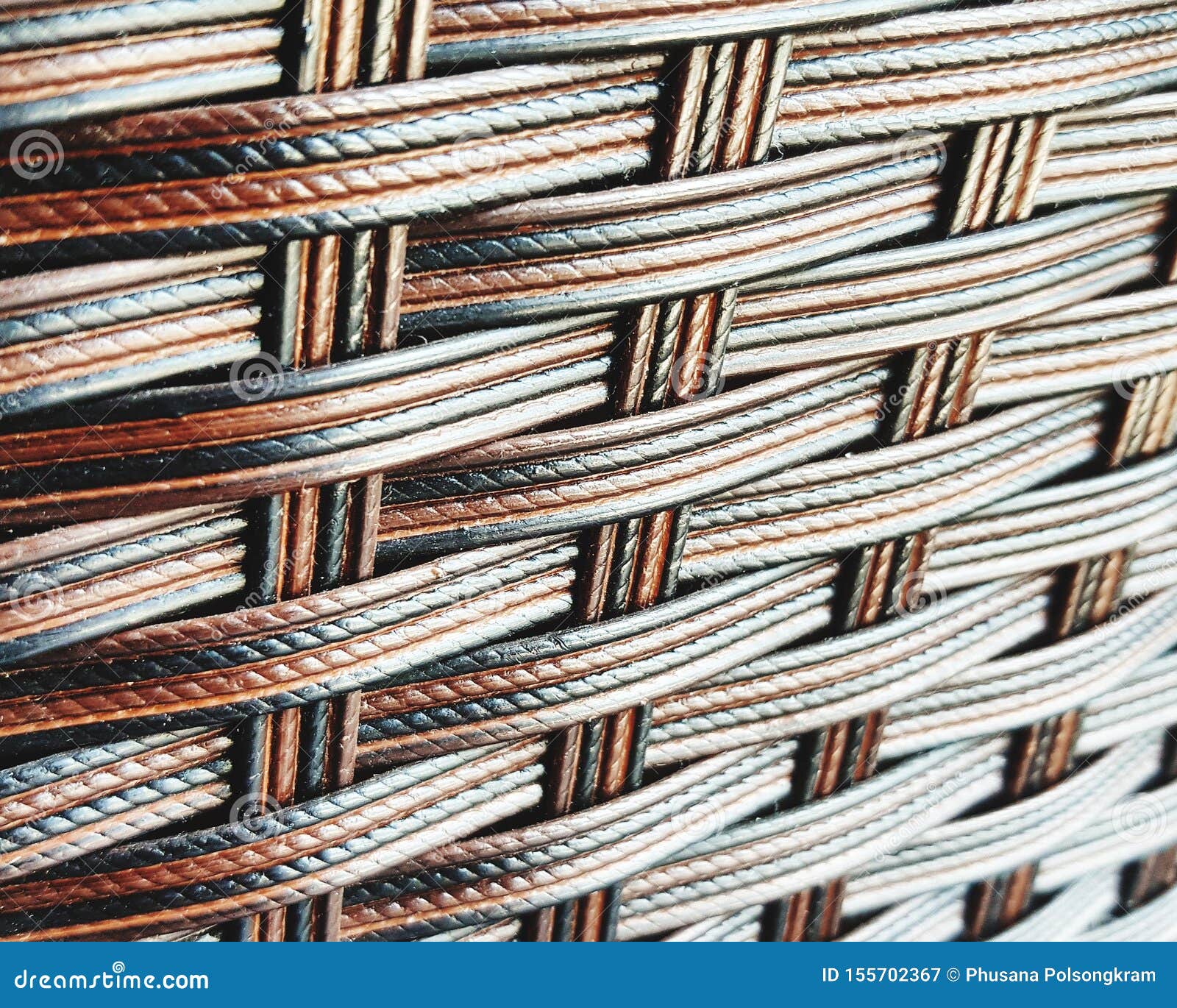 Wicker Work Basketry Textured Background Stock Image - Image of closeup ...
