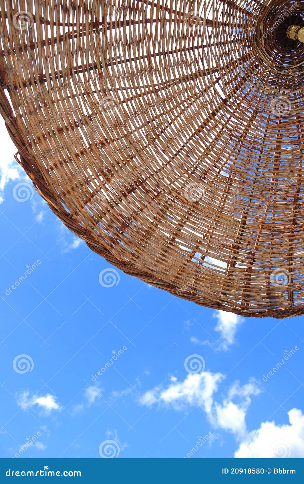 Wickerwork and sky stock photo. Image of caribbean, nature - 20918580