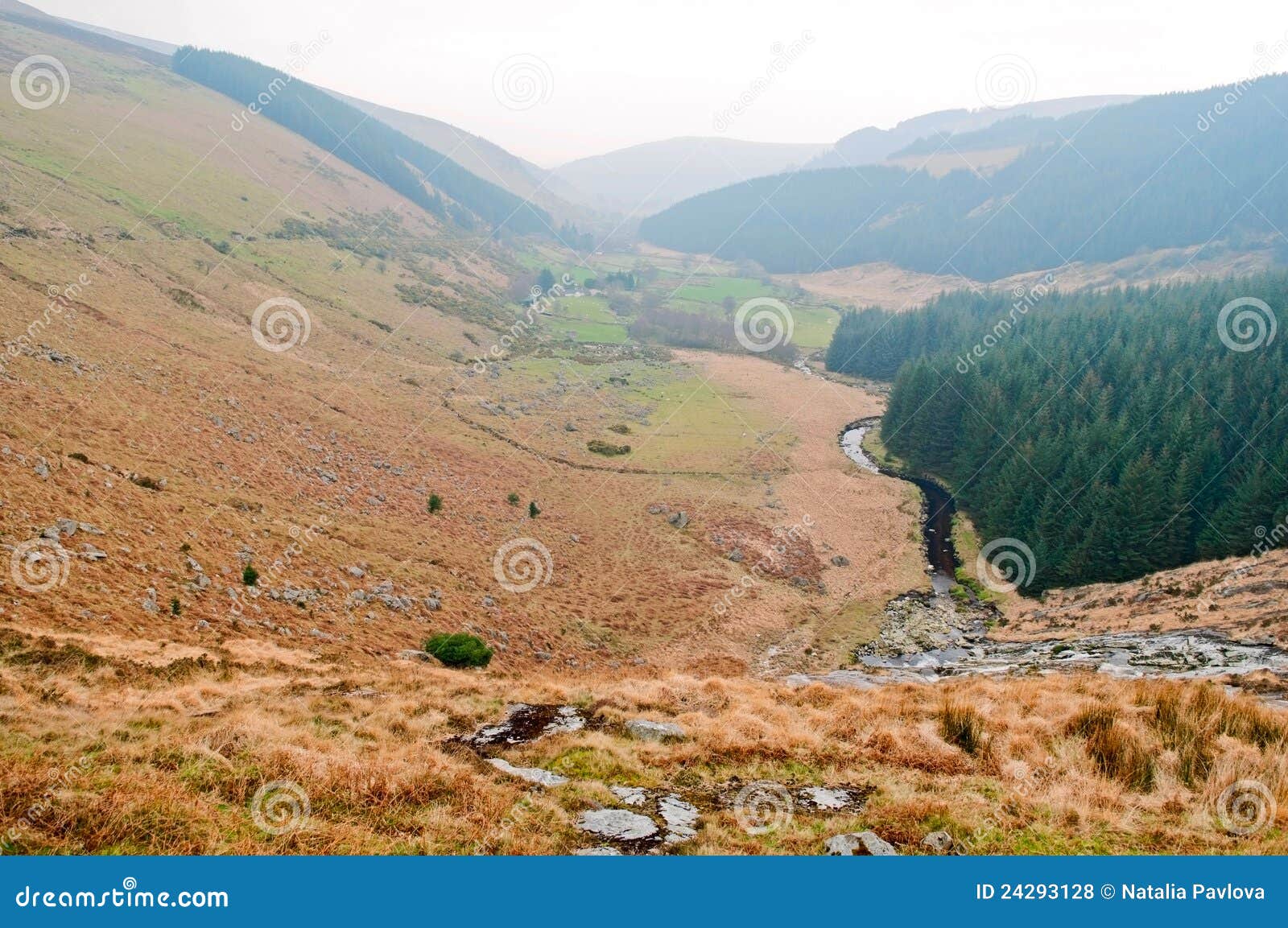 Wicklow stock photo. Image of mountains, water, landscape - 24293128