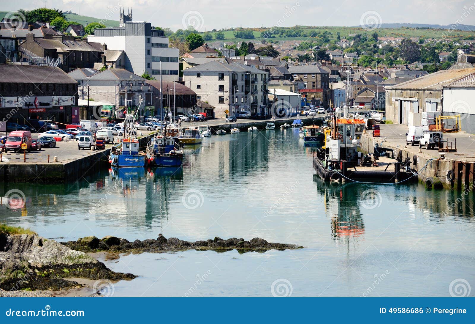 Wicklow harbour editorial photo. Image of coast, exterior - 49586686