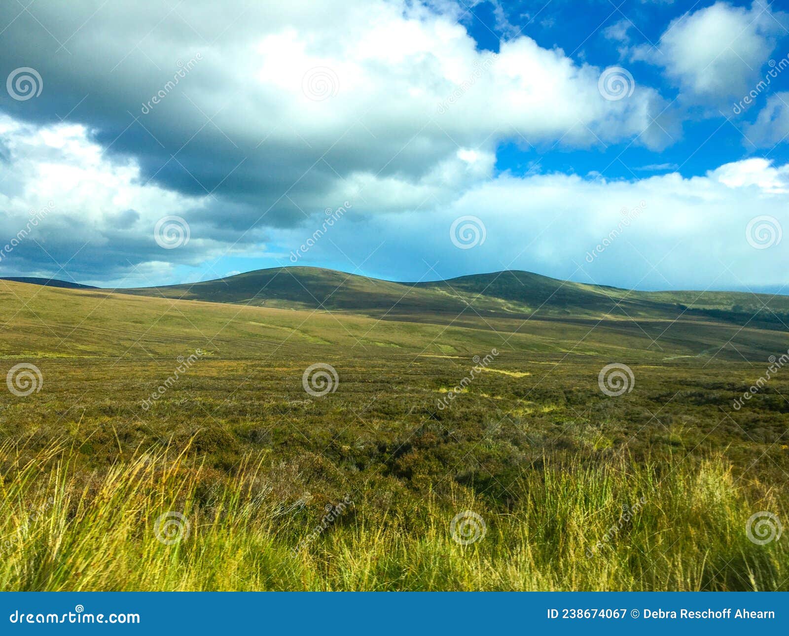 The Wicklow Mountains Rolling Landscape Stock Image - Image of green ...