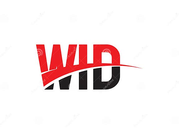 WID Letter Initial Logo Design Vector Illustration Stock Vector ...