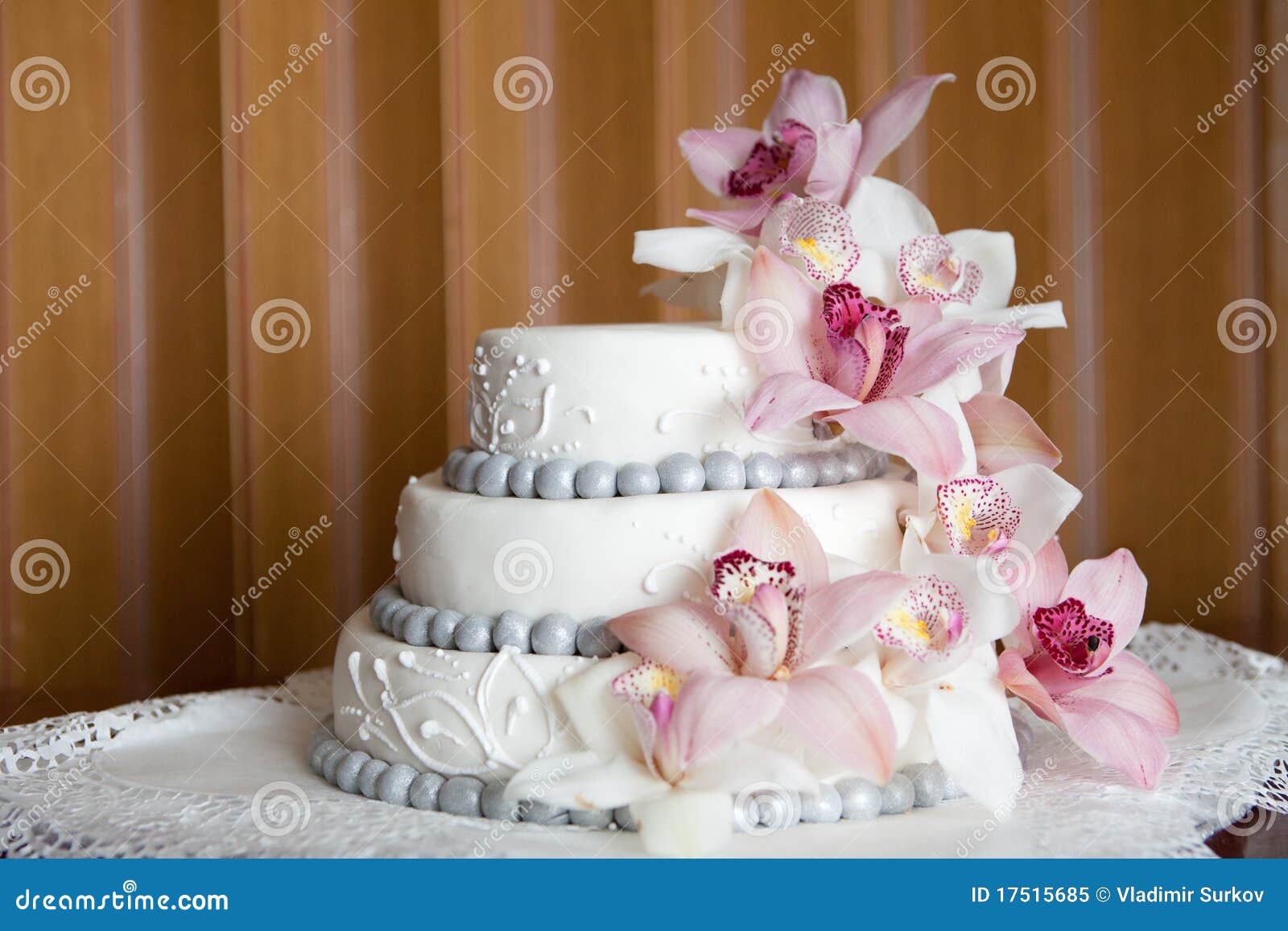 Widding cake stock image. Image of cake, cream, decoration - 17515685