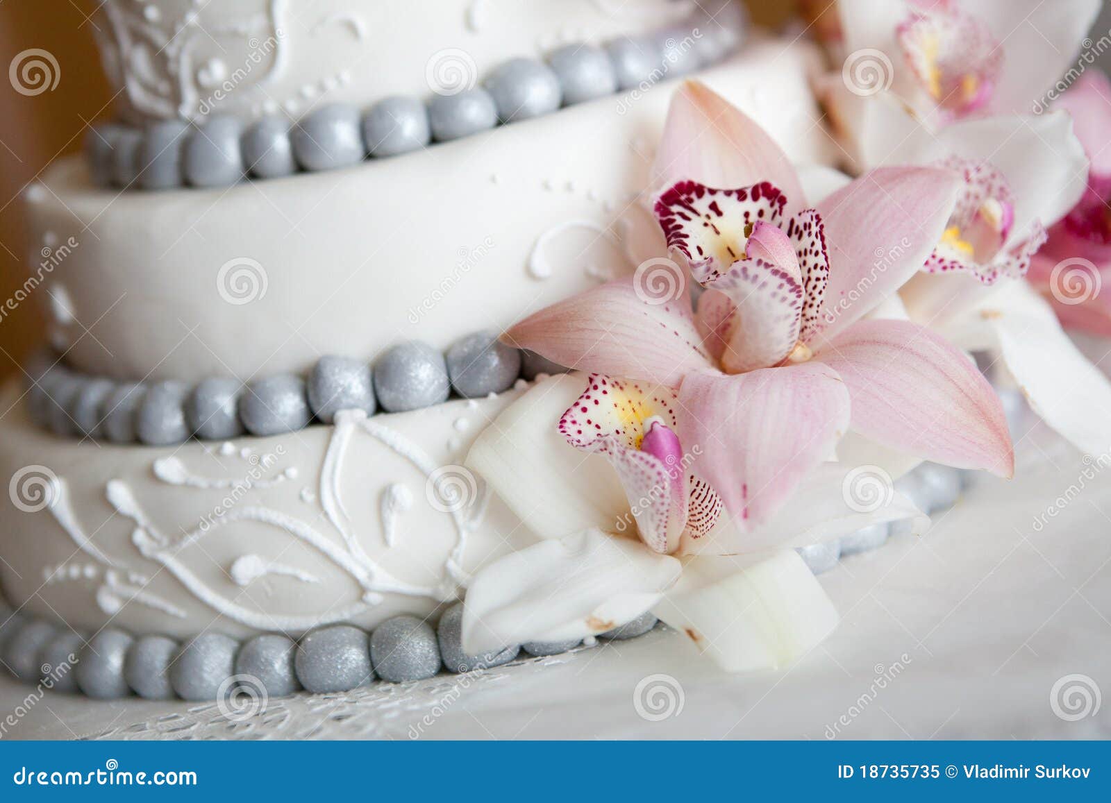 Widding cake stock image. Image of food, cute, marriage - 18735735